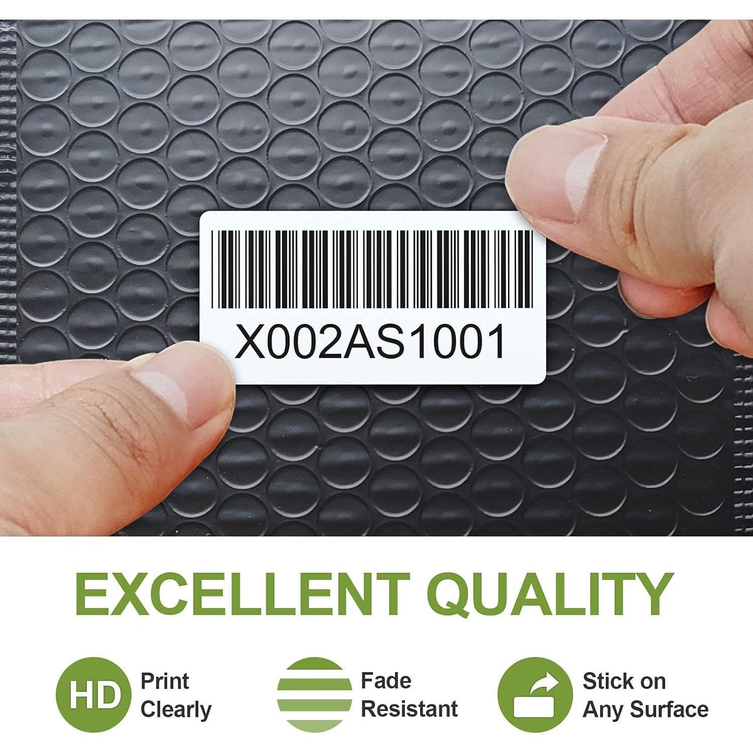 Direct Thermal Labels, White Thermal Printer Labels for UPC Barcode ...