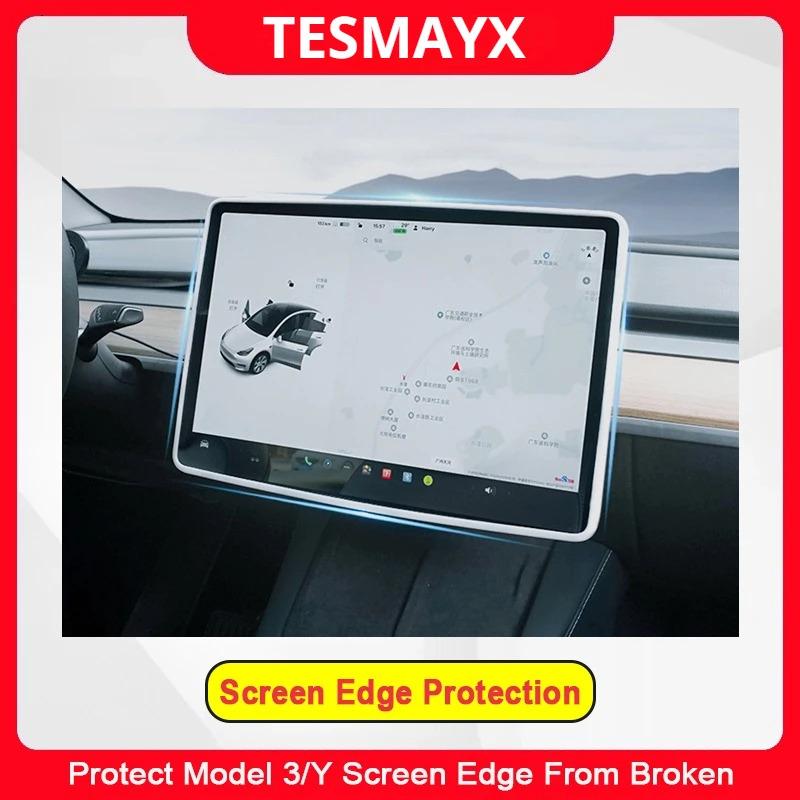 For Tesla Model 3/Y Juniper 2025 Silicone Protective Frame Edge Cover ...