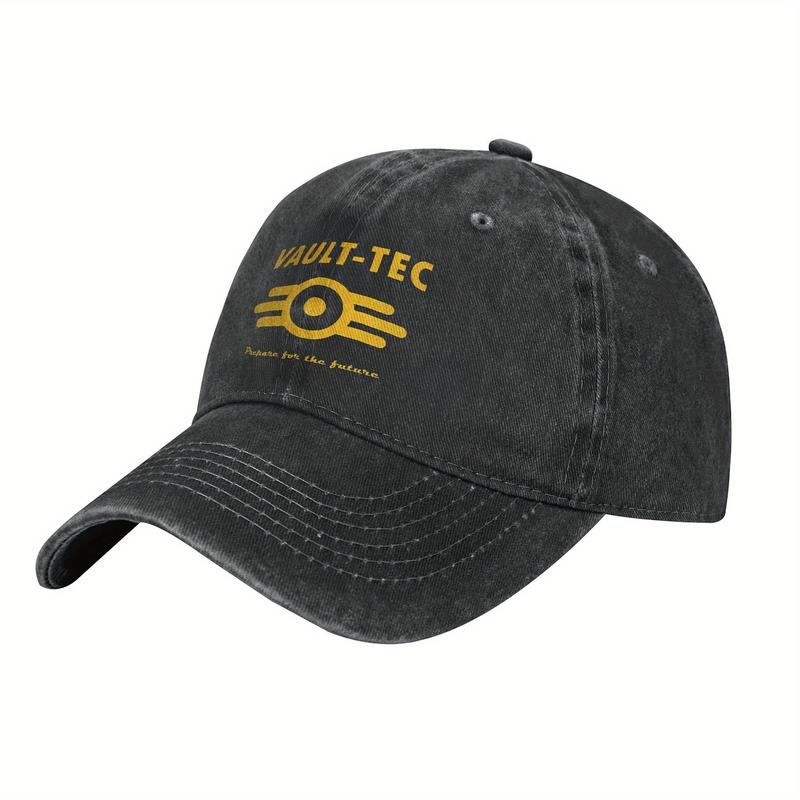 1 Piece Vault-Tec Logo Baseball Cap - Classic Washed Vintage Dad Hat ...