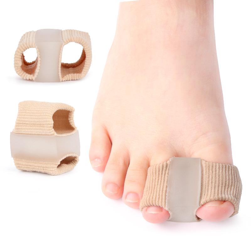 Gel Bunion Toe Separators W/Fabric Lining for Big Toe, Silicone Toe ...